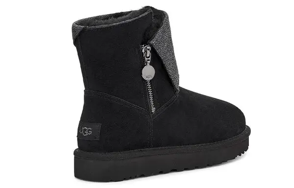 UGG Classic Caviar Zip Up Boots