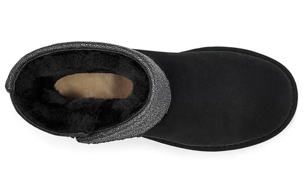 UGG Classic Caviar Zip Up Boots