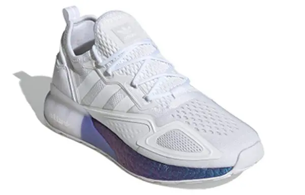 Adidas Zx 2k Boost Sneakers - White/purple