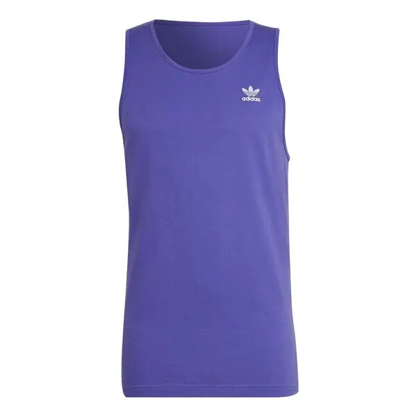 Adidas Originals Adicolor Essentials Trefoil Tank Top - Purple/white