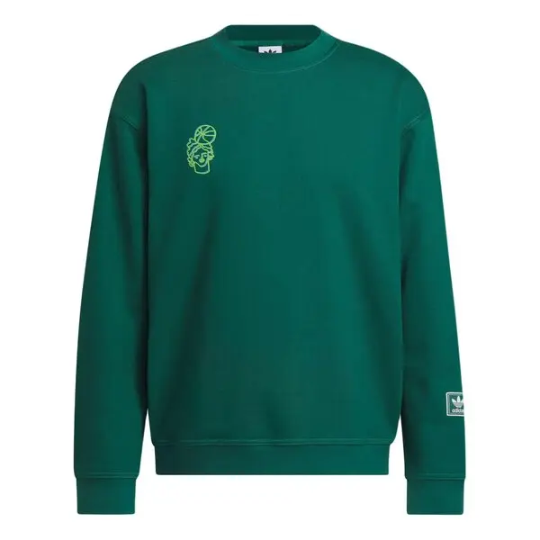 Adidas Hoop York City Crewneck Sweatshirt - Green