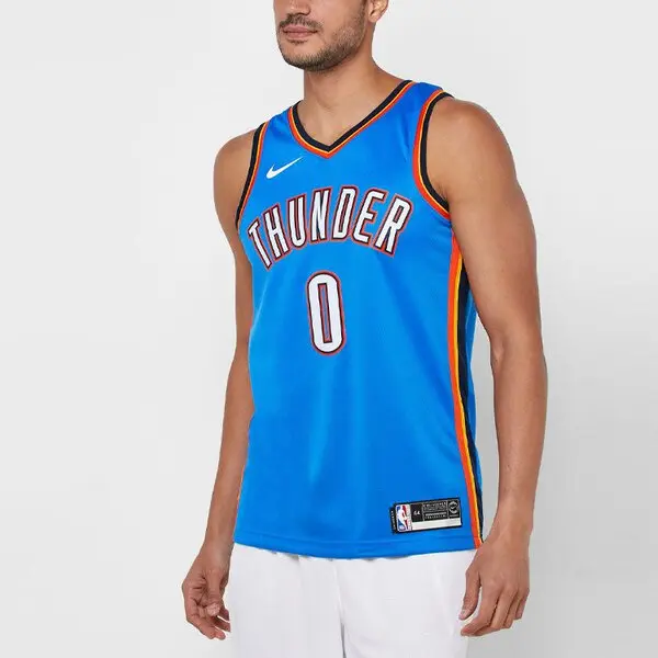 Nike Oklahoma City Thunder Russell Westbrook Swingman Jersey - Blue