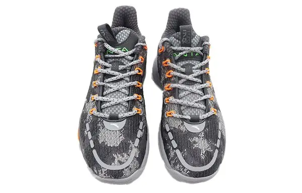 ANTA Celestial Body 5 Sneakers - Dark Grey/orange
