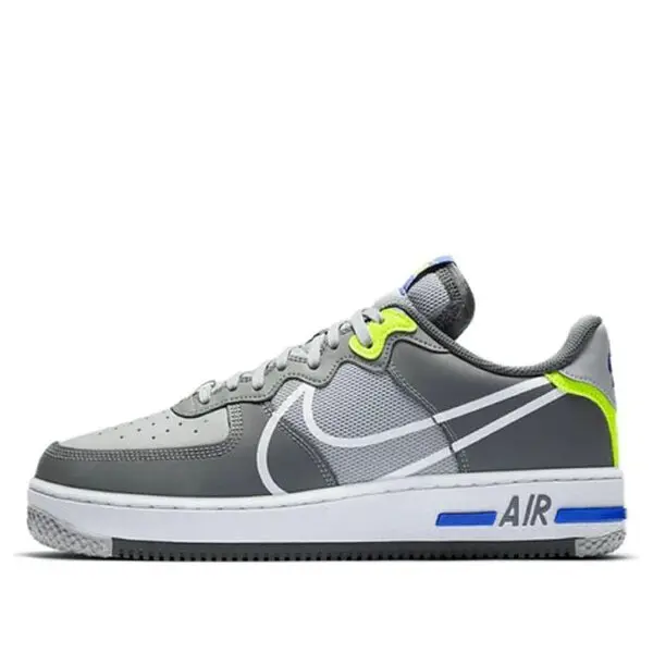 Nike Force 1 React Sneakers - Grey/green