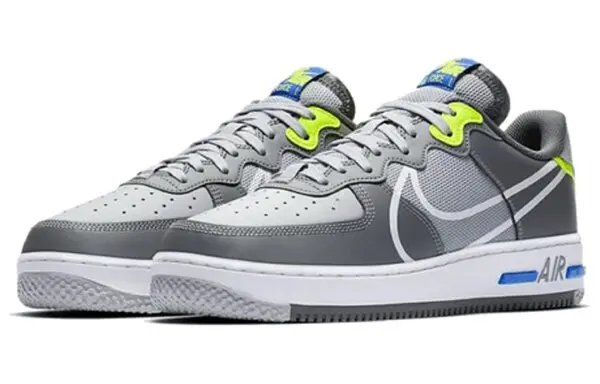 Nike Force 1 React Sneakers - Grey/green