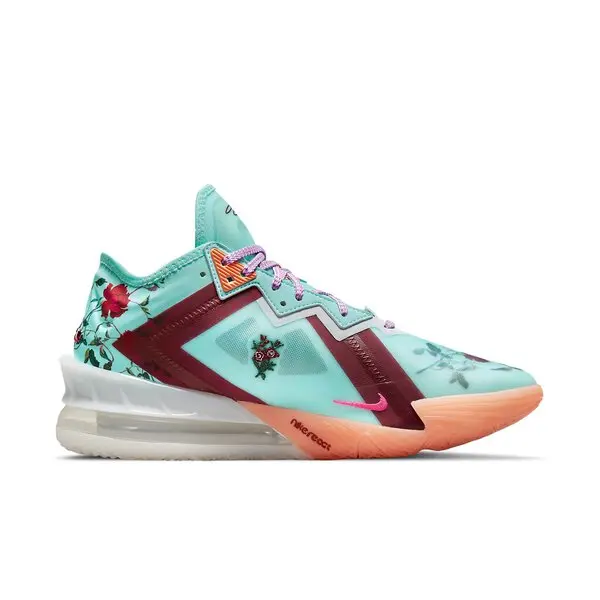 Nike Mimi Plange X Lebron 18 Low "daughters" Athletic Sneakers - Blue/red