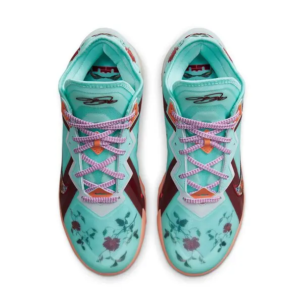 Nike Mimi Plange X Lebron 18 Low "daughters" Athletic Sneakers - Blue/red