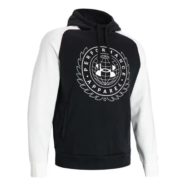 Under Armour Rival Varsity Fleece Hoodie - Black/white