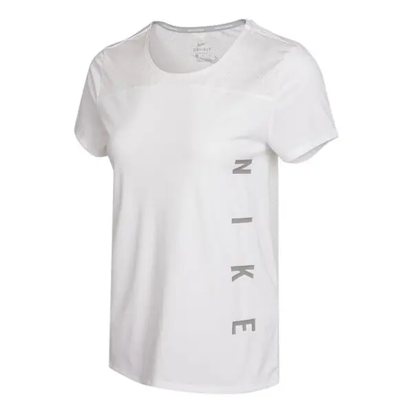 Nike Dri-fit Reflective Logo T-shirt - White
