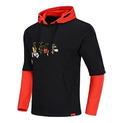 LI-NING X Disney Graphic Hoodie - Black/red