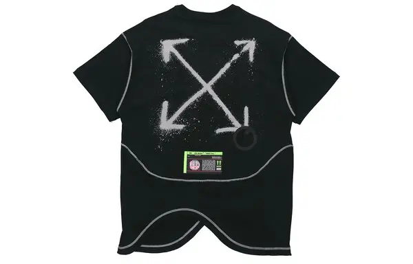 Nike X Off-white Graphic Print T-shirt - Black
