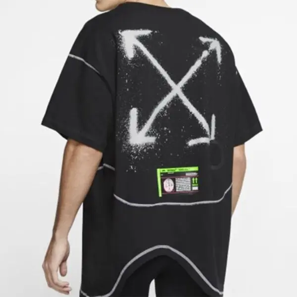 Nike X Off-white Graphic Print T-shirt - Black