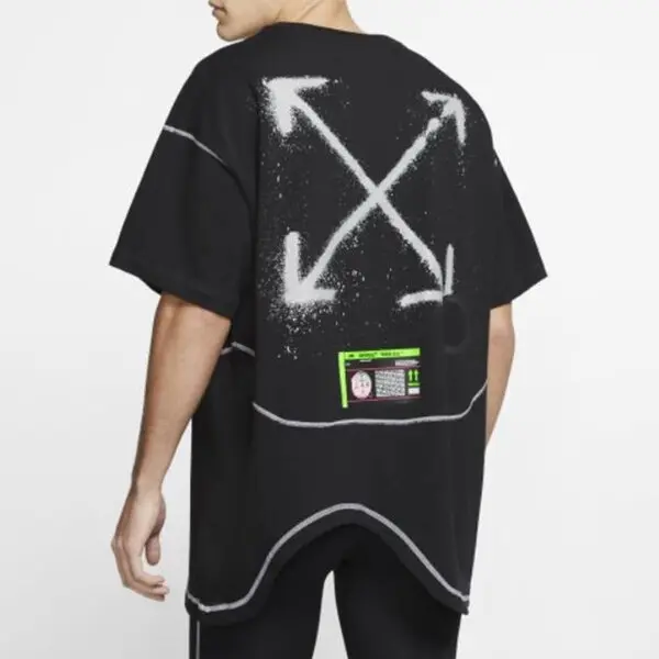 Nike X Off-white Graphic Print T-shirt - Black
