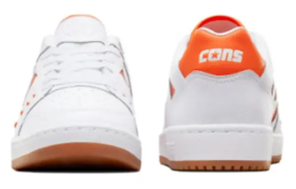 CONVERSE As-1 Pro Ox Sneakers - White/orange