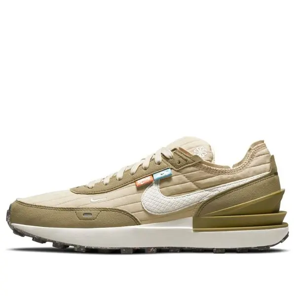 Nike Waffle One Premium Rattan Sneakers - Brown/white