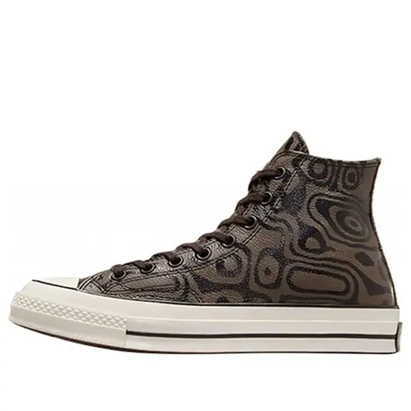 CONVERSE X Willy Wonka Chuck 70 Hi "chocolate Swirl - Brown/tan/egret