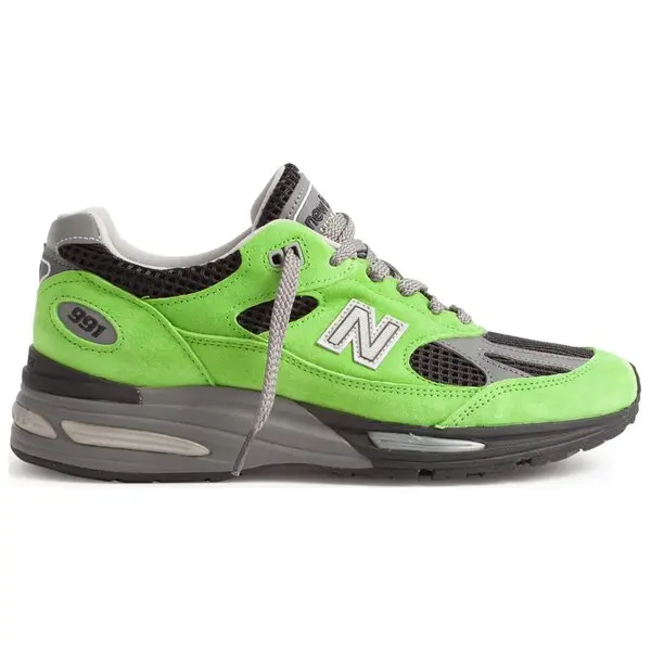NEW BALANCE 991v2 "green Black" Sneakers - Green/black