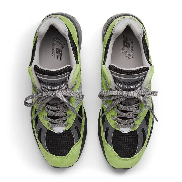 NEW BALANCE 991v2 "green Black" Sneakers - Green/black