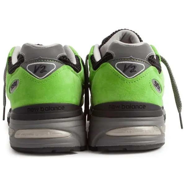 NEW BALANCE 991v2 "green Black" Sneakers - Green/black