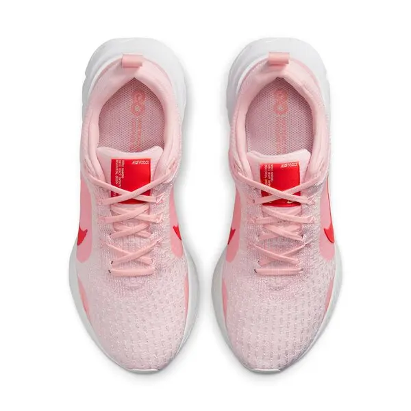 Nike React Infinity Run Flyknit 3 Premium Athletic Sneakers - Pinkwhitered