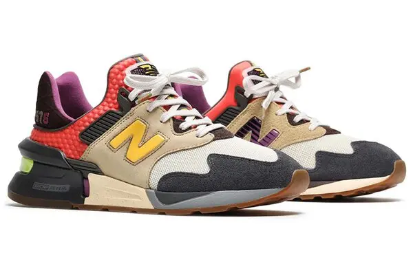 NEW BALANCE X Bodega 997s "better Days" Sneakers - Cream/grey/red