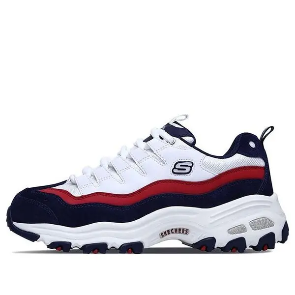 Sketchers D'lites 1.0 Low-top Sneakers - White/blue