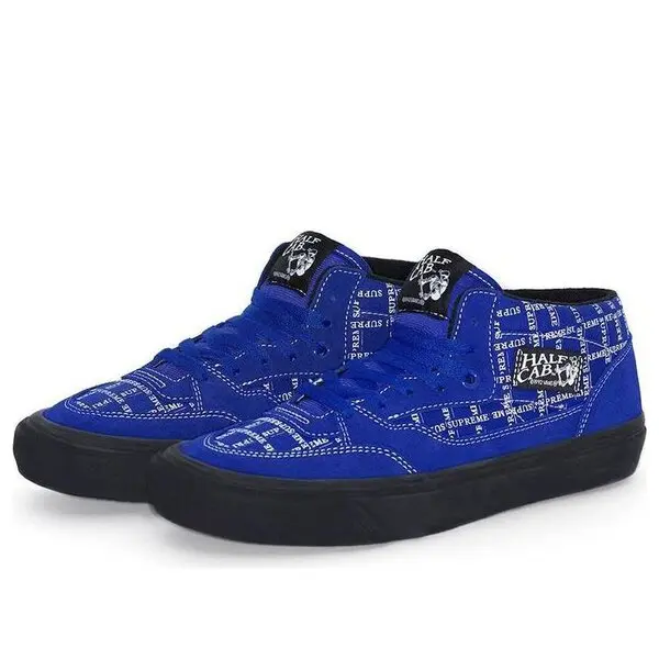 VANS Supreme X Half Cab '92 "logo Pattern" Royal - Blue