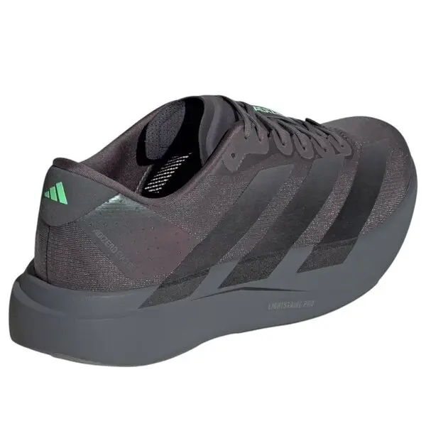 Adidas Adizero Evo Sl "grey Black Lime Burst" Sneakers - Grey Five/core Black/lime Burst