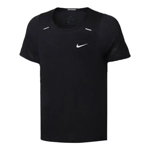 Nike Rise 365 Running Top - Black