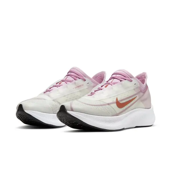 Nike Zoom Fly 3 Athletic Sneakers - White/pink