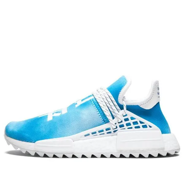Adidas Pharrell X Nmd Hu Trail 'peace' Asia Exclusive Sneakers - Blue