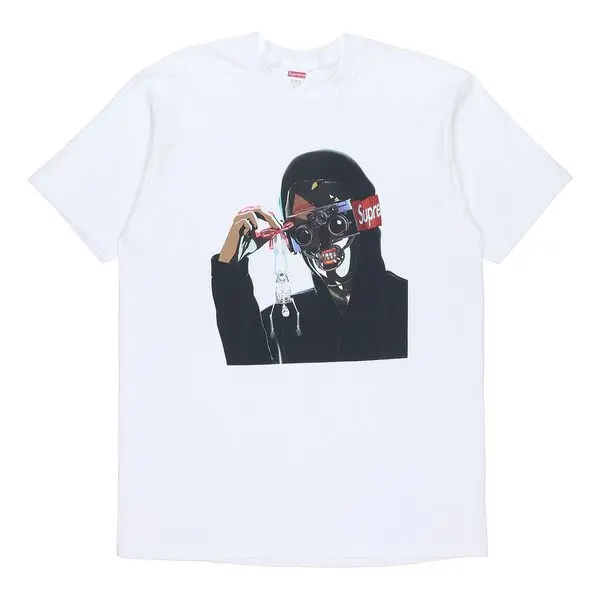Supreme Ss19 Creeper Tee Graphic Print Short Sleeve - White
