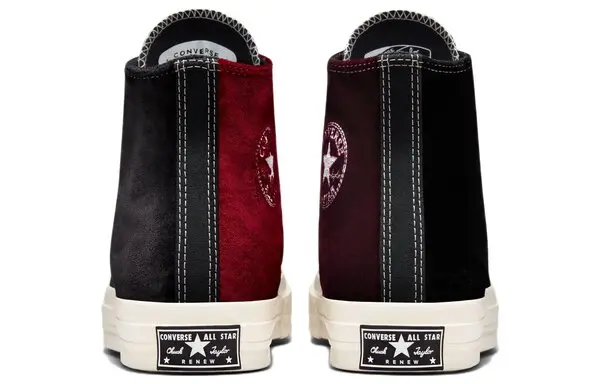 CONVERSE Chuck 70 High Top "color Block Velvet - Red/black