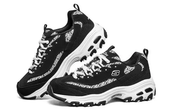 Sketchers D'lites 1.0 Sneakers - Black/white