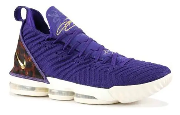 Nike Lebron 16 Low Top Basketball Sneakers - Purple