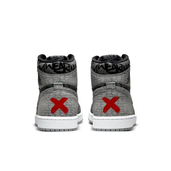 JORDAN 1 Retro High Og Rebellionaire Sneakers - Black/white/particle Grey
