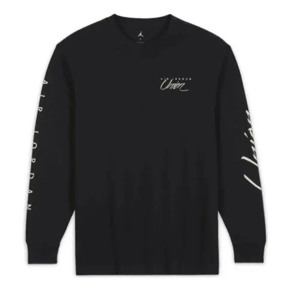 JORDAN Long-sleeve T-shirt X Union - Black