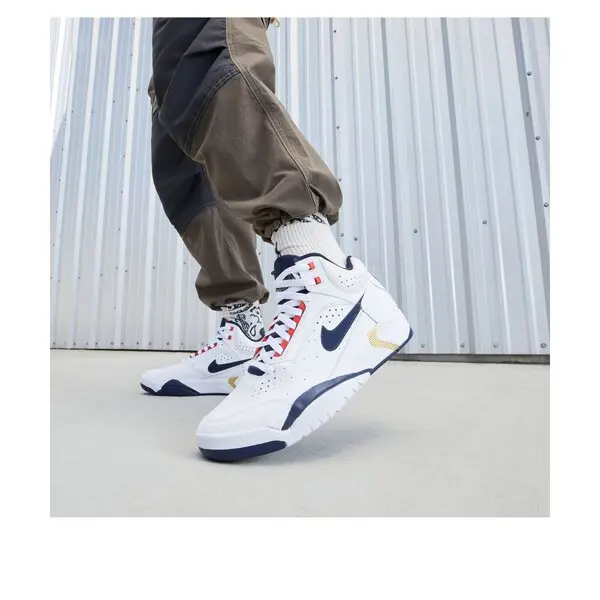 Nike Flight Lite Mid "olympic - White/blue
