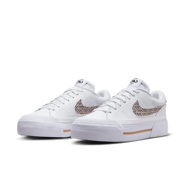 Nike Court Legacy Lift "united In Victory" Sneakers - White/black/summit White
