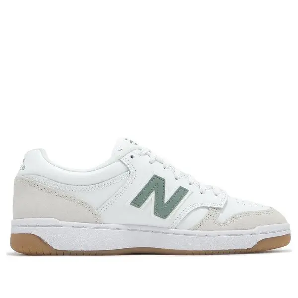 NEW BALANCE 480 Sneakers - White/grey/green