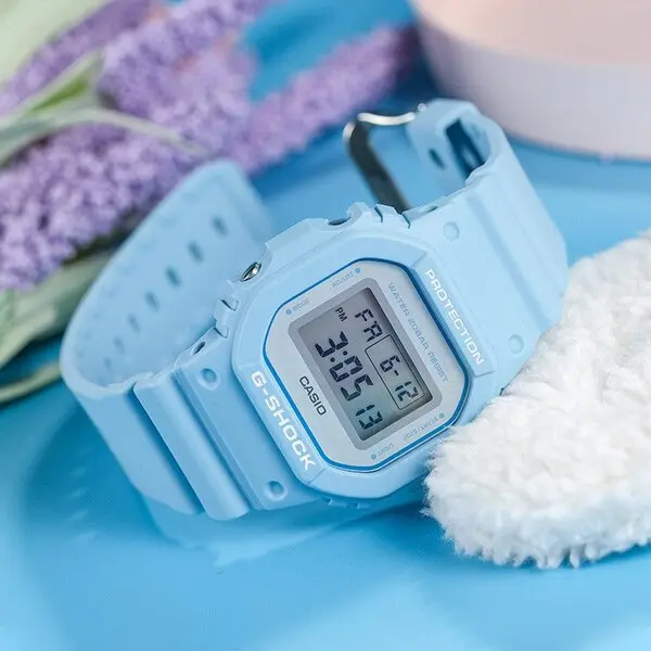 Casio G-shock Square Water Resistant Watch - Blue