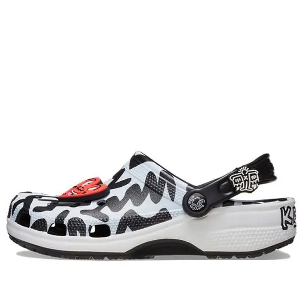 CROCS X Keith Haring Classic Clog - Black/white