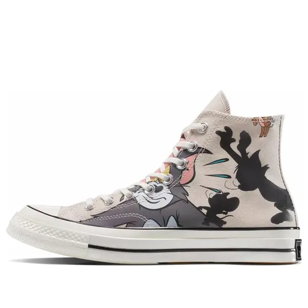 CONVERSE X Tom & Jerry Chuck Taylor 70 High Top Sneakers - Grey/egret/black