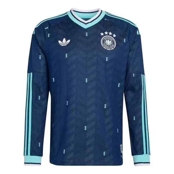 Adidas Germany 2026 Away Authentic Long Sleeve Jersey - Collegiate Navy