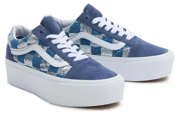 VANS Old Skool Stackform Sneakers - Blue/white