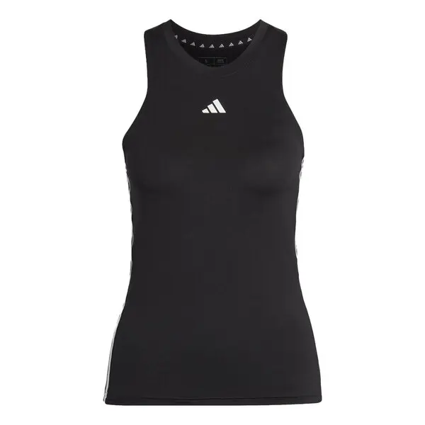 Adidas Aeroready Train Essentials Regular 3-stripes Tank Top - Black/white