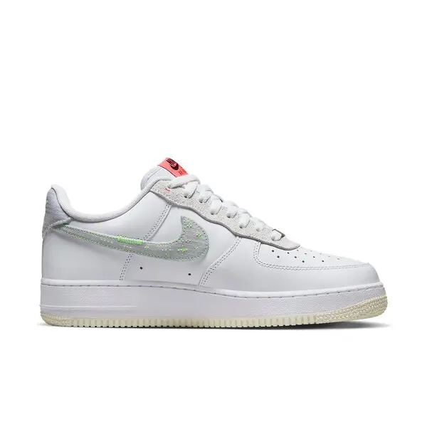 Nike Force 1 '07 Lv8 'just Stitch It' Sneakers - White/gray