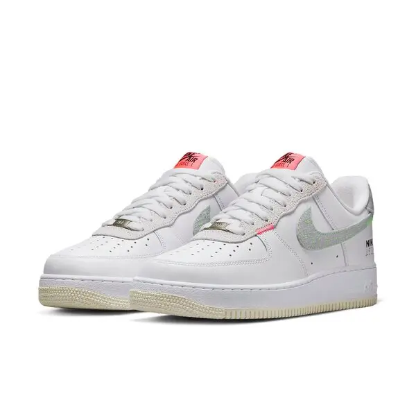 Nike Force 1 '07 Lv8 'just Stitch It' Sneakers - White/gray
