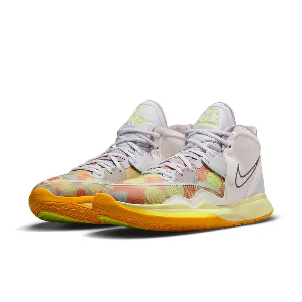 Nike Kyrie Infinity Ep "pyramid" High Top Sneakers - Gray/yellow