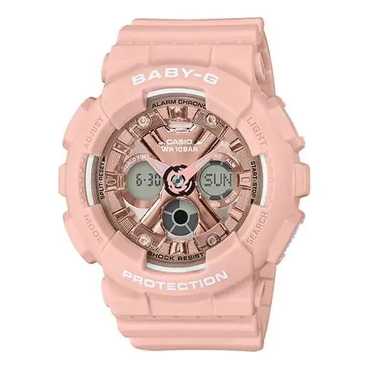 Casio Baby-g Ba-130 Shock Resistant Watch - Pink